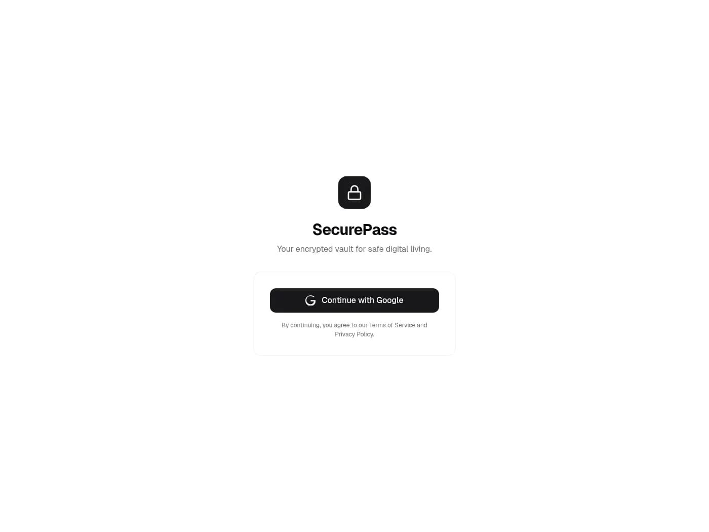SecurePass Manager