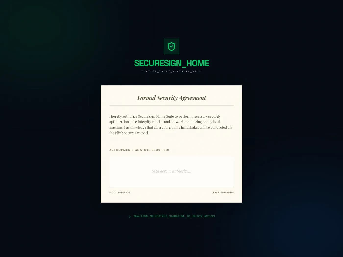 SecureSign Home Suite