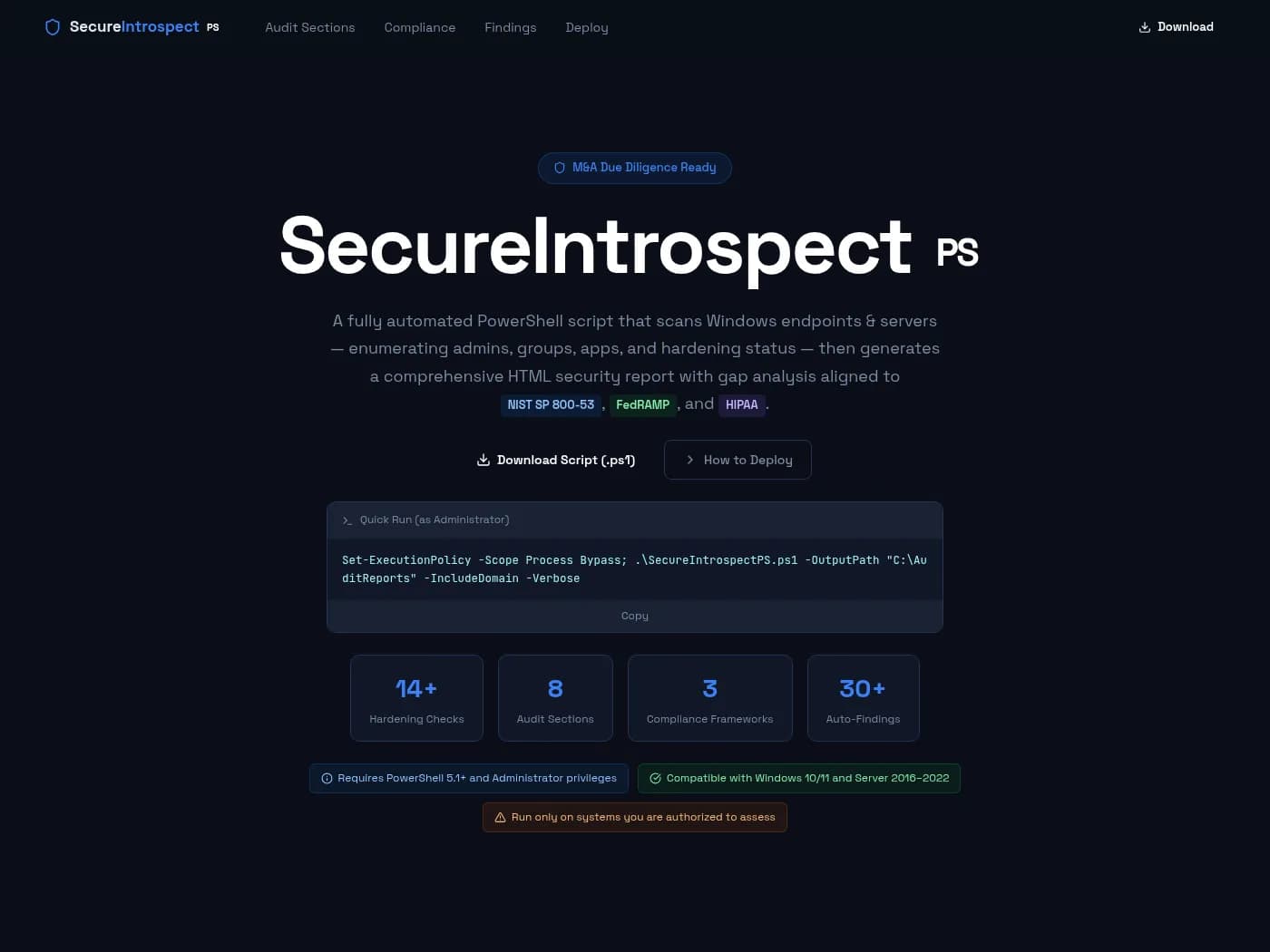 SecureIntrospectPS Report