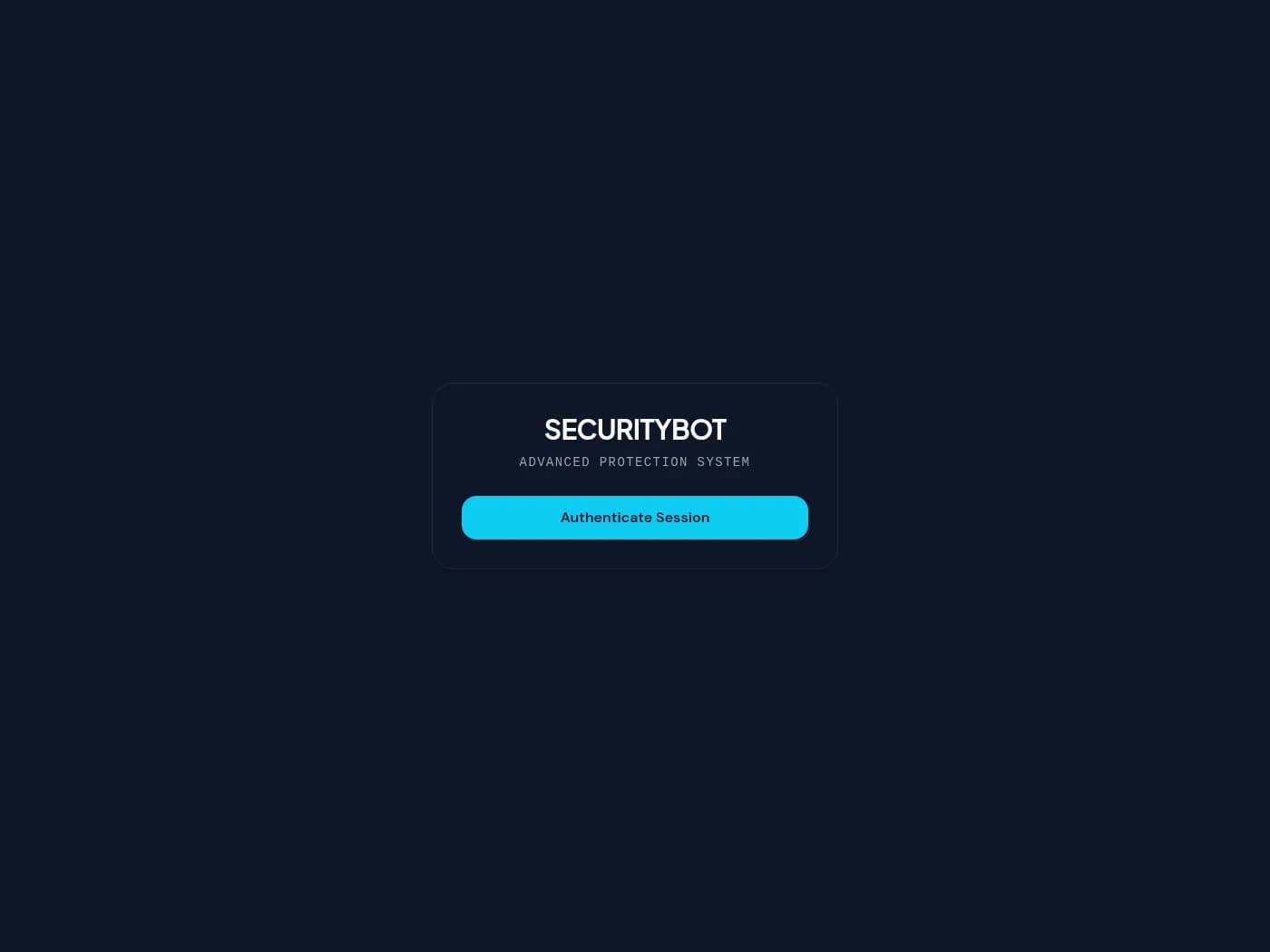 Security Bot Desktop