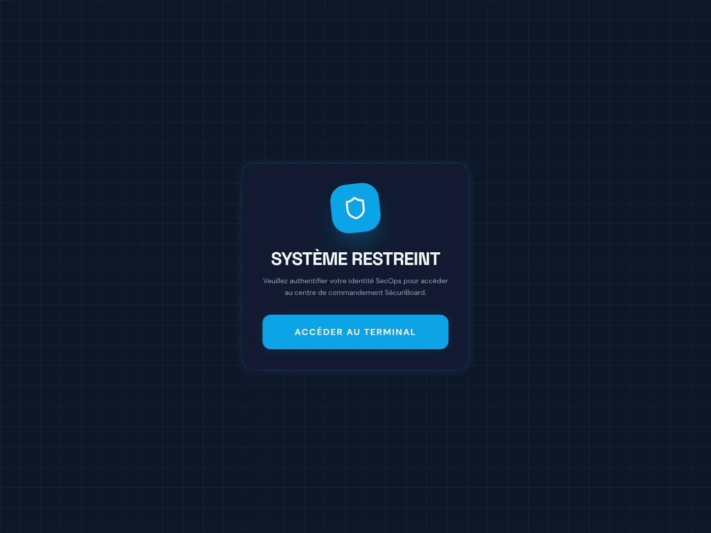 SécuriBoard Dashboard