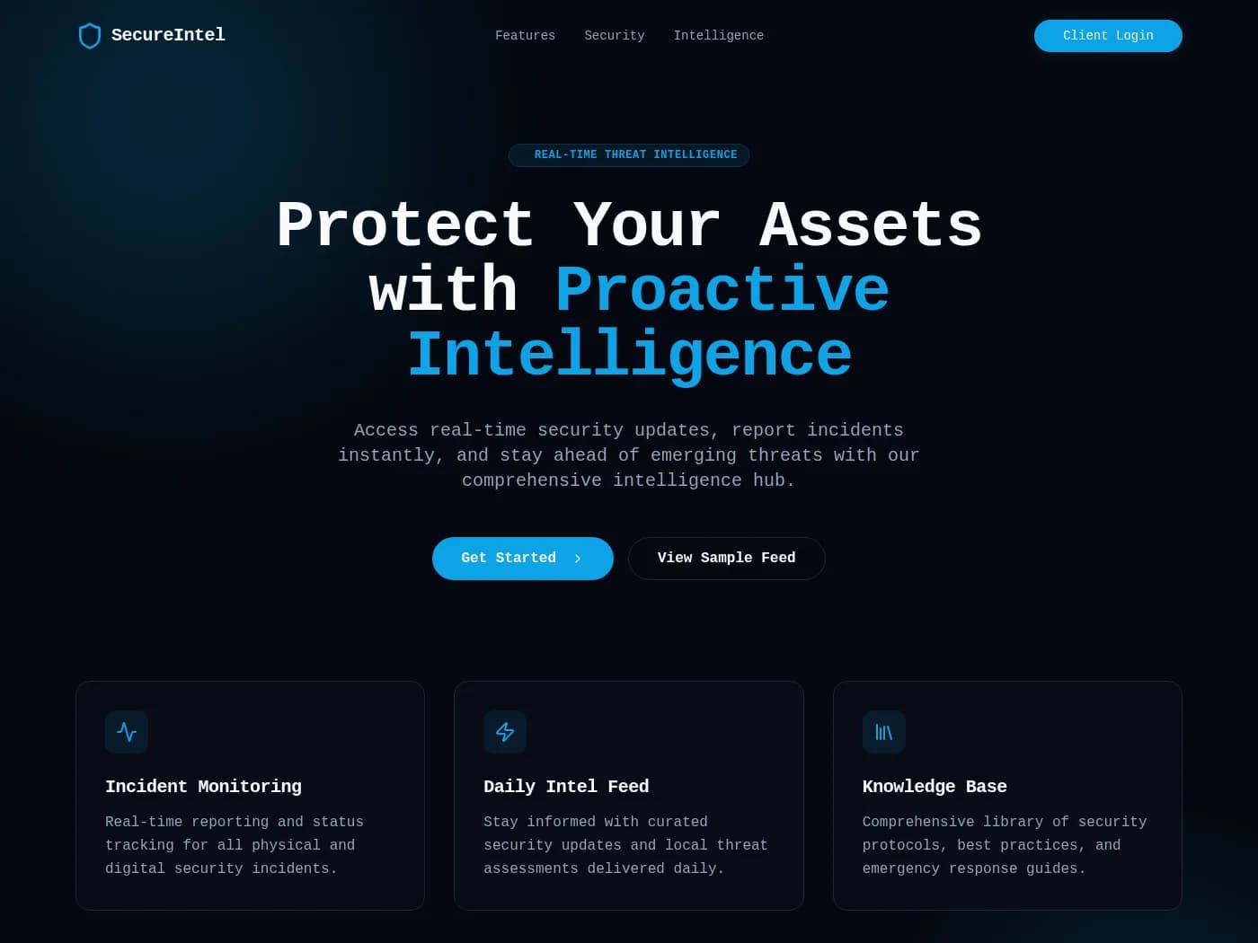 SecureIntel Hub