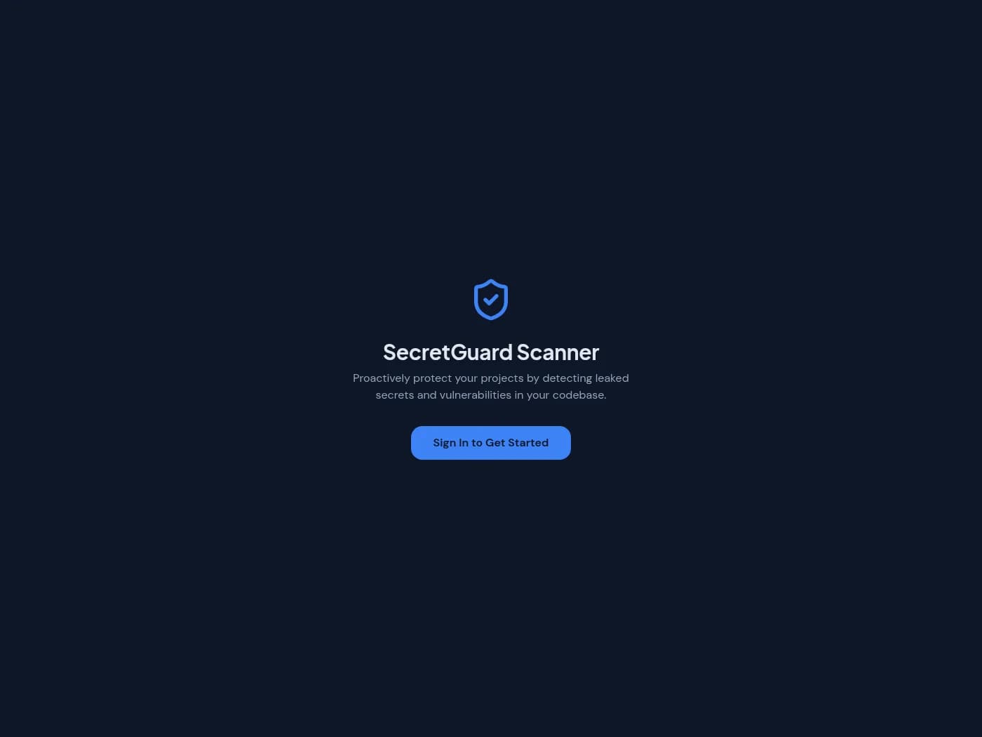 SecretGuard Scanner