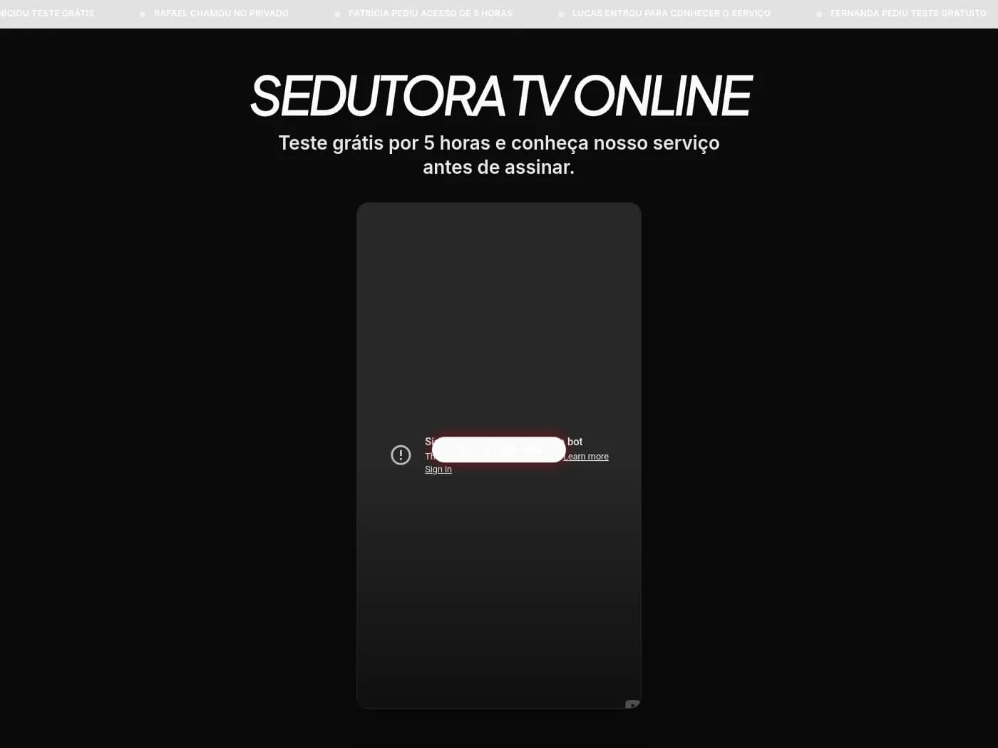 Sedutora TV Online