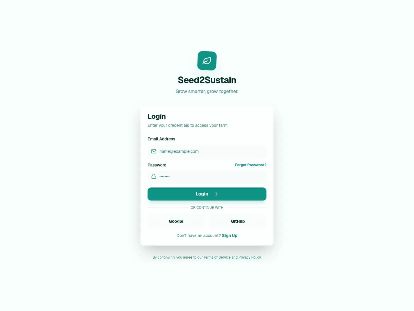 Seed2Sustain Platform