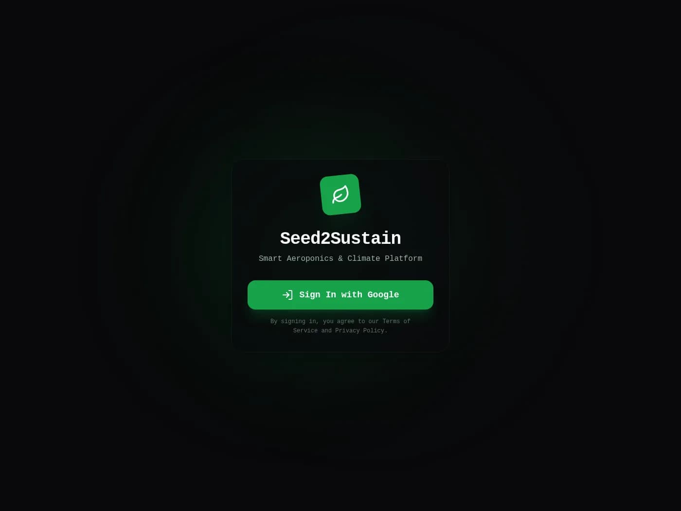 Seed2Sustain Platform