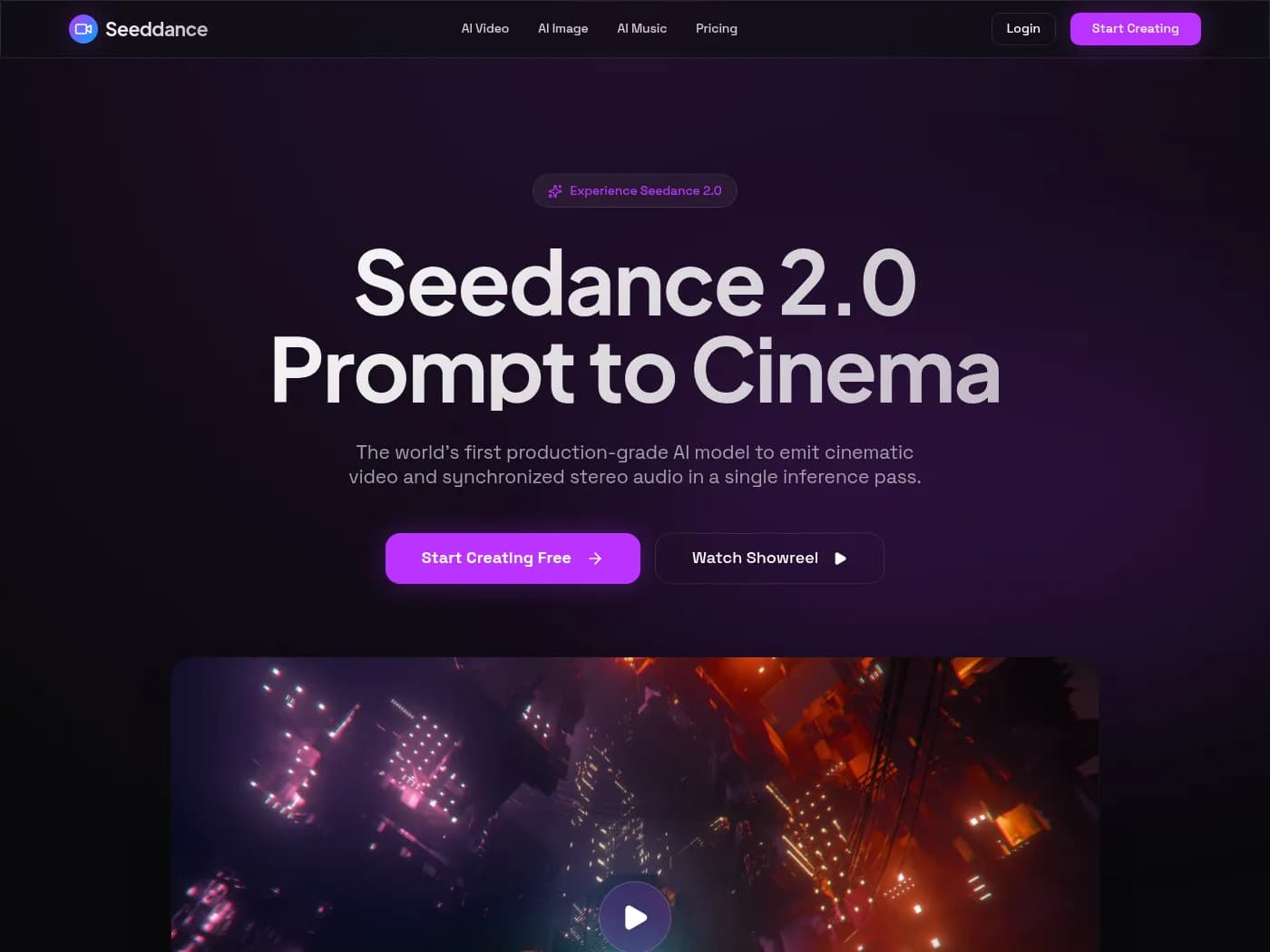 Seedance 2.0 Clone
