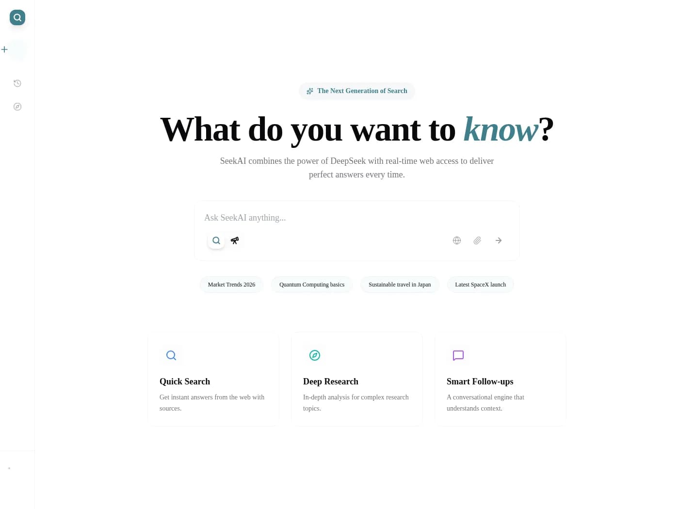 SeekAI Search Engine