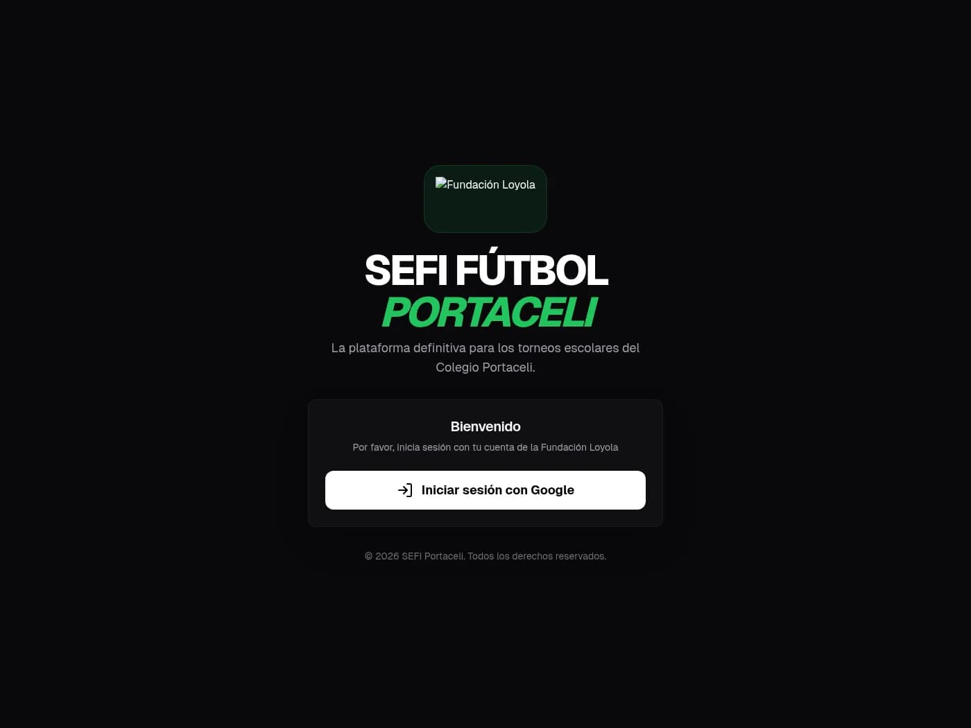 SEFI Fútbol Portaceli