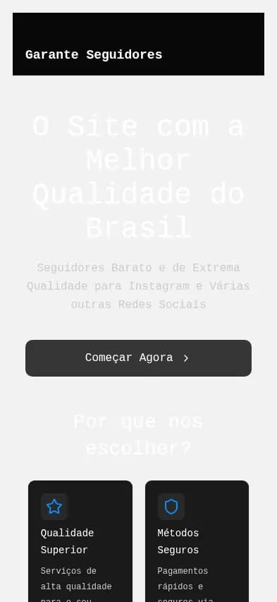 Garanta Seguidores Clone