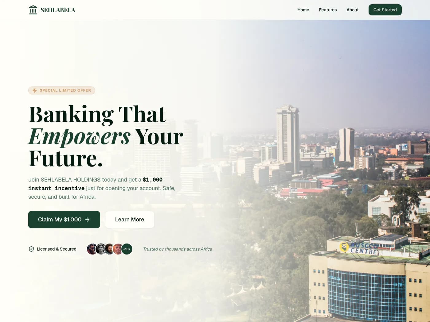 Sehlab Bank Africa