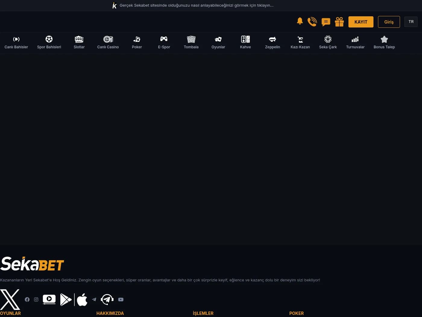Sekabet Static Template