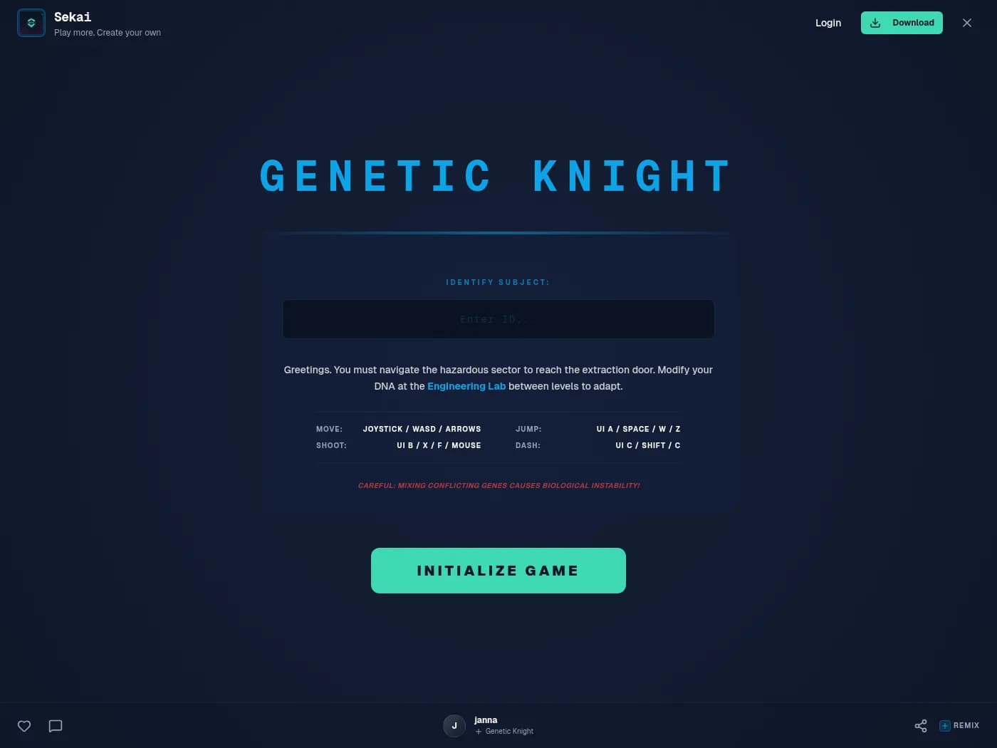 Sekai Chat Game Clone