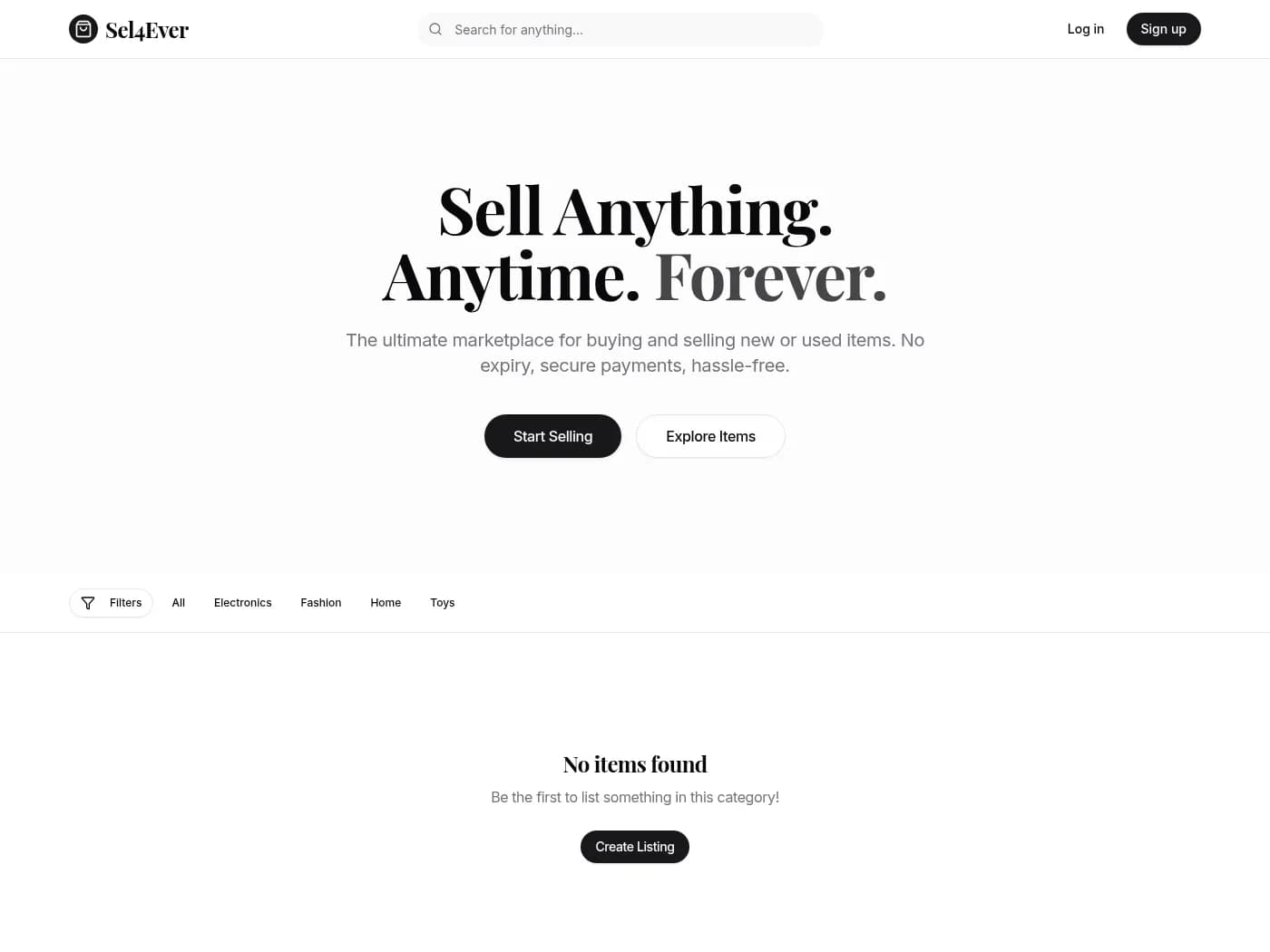 Sel4Ever Marketplace