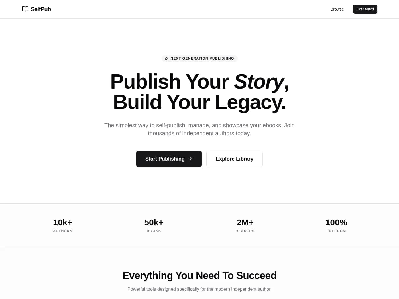 Self-Publishing Hub