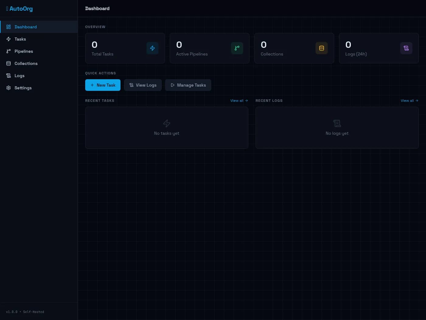 SelfHost Automate Organizer