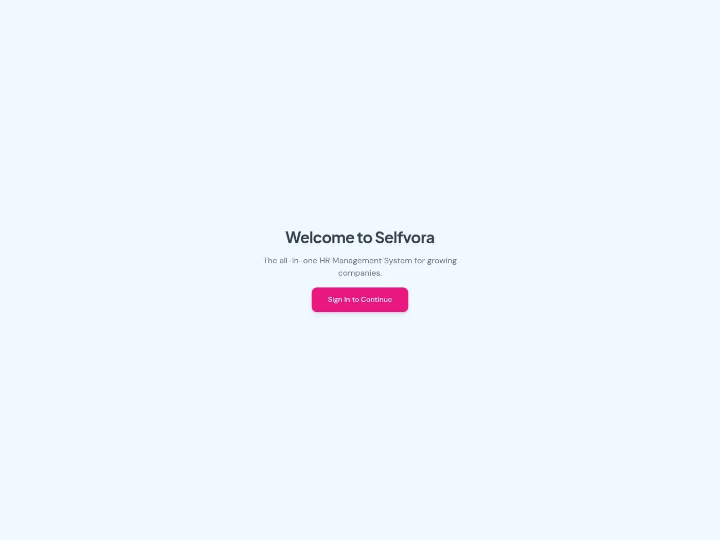Selfvora HR Platform