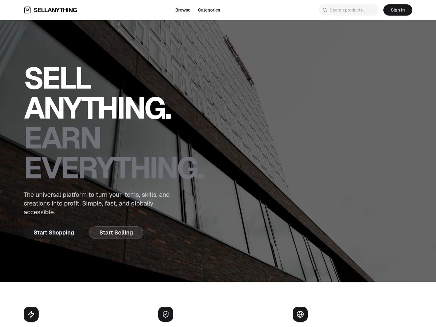 SellAnything Marketplace