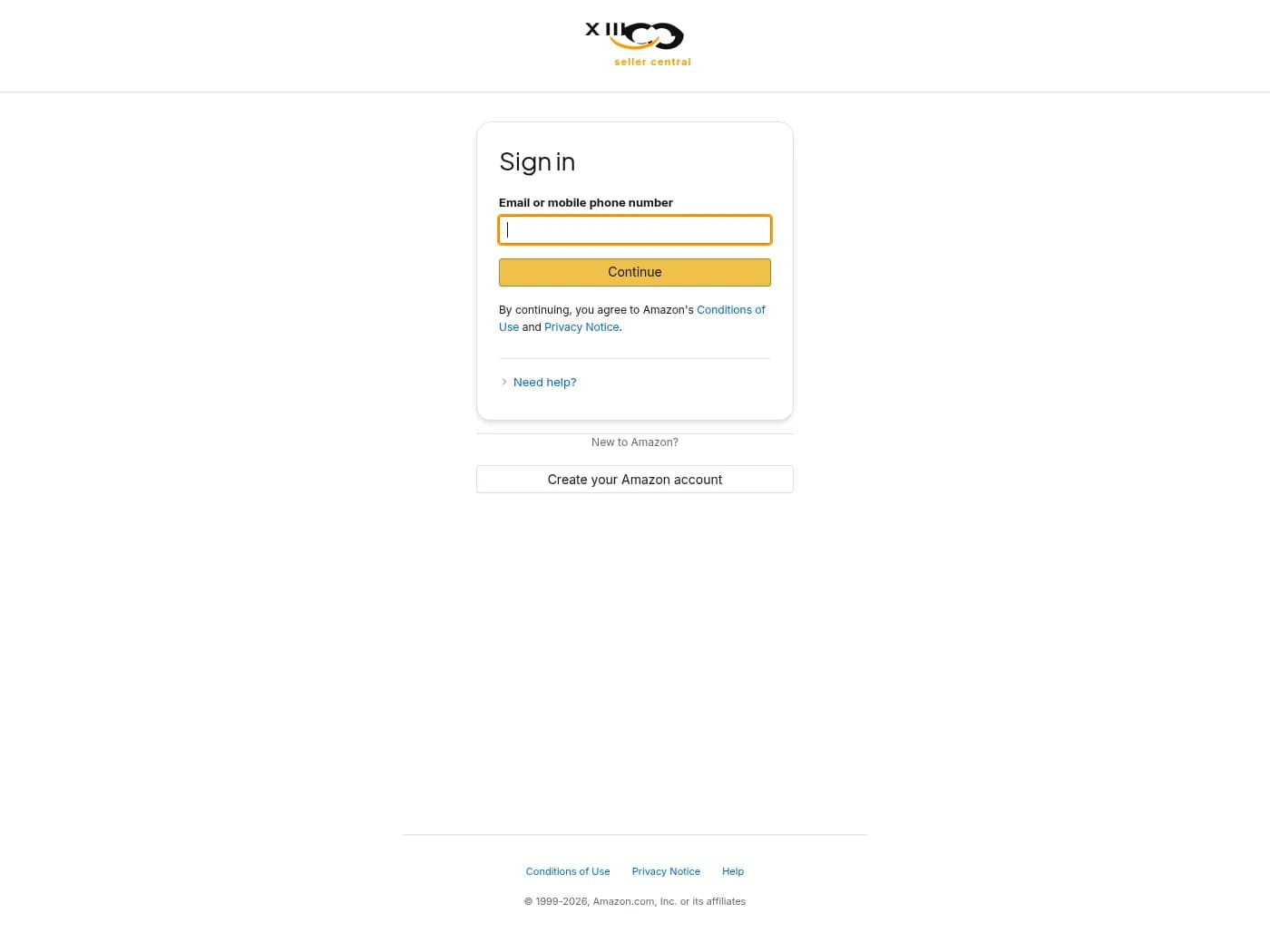 Amazon Seller 2FA Login