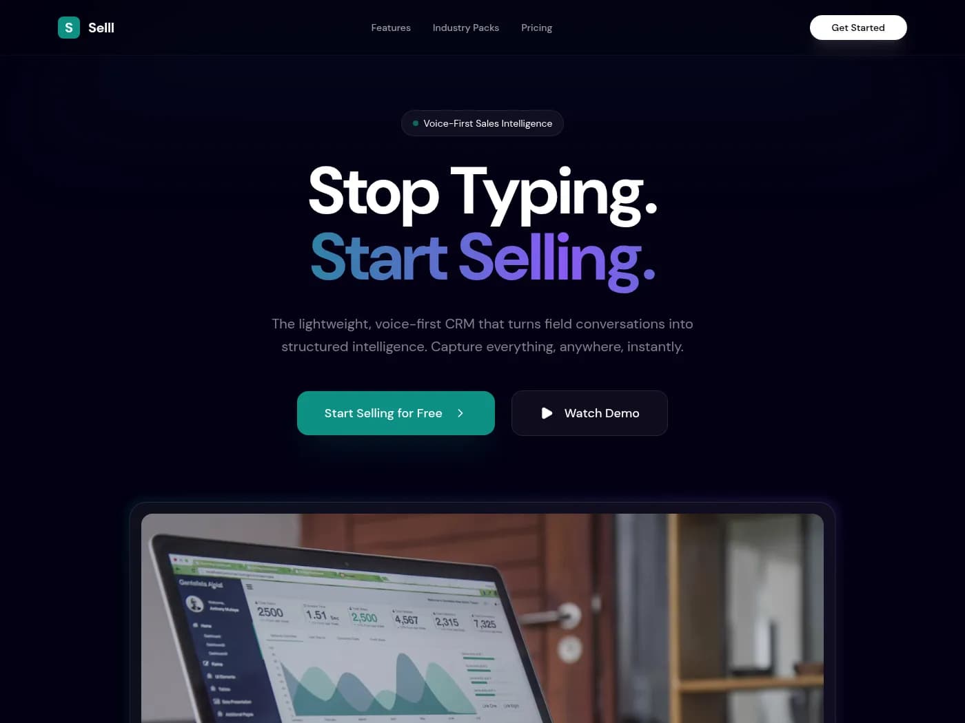 Selll Voice CRM
