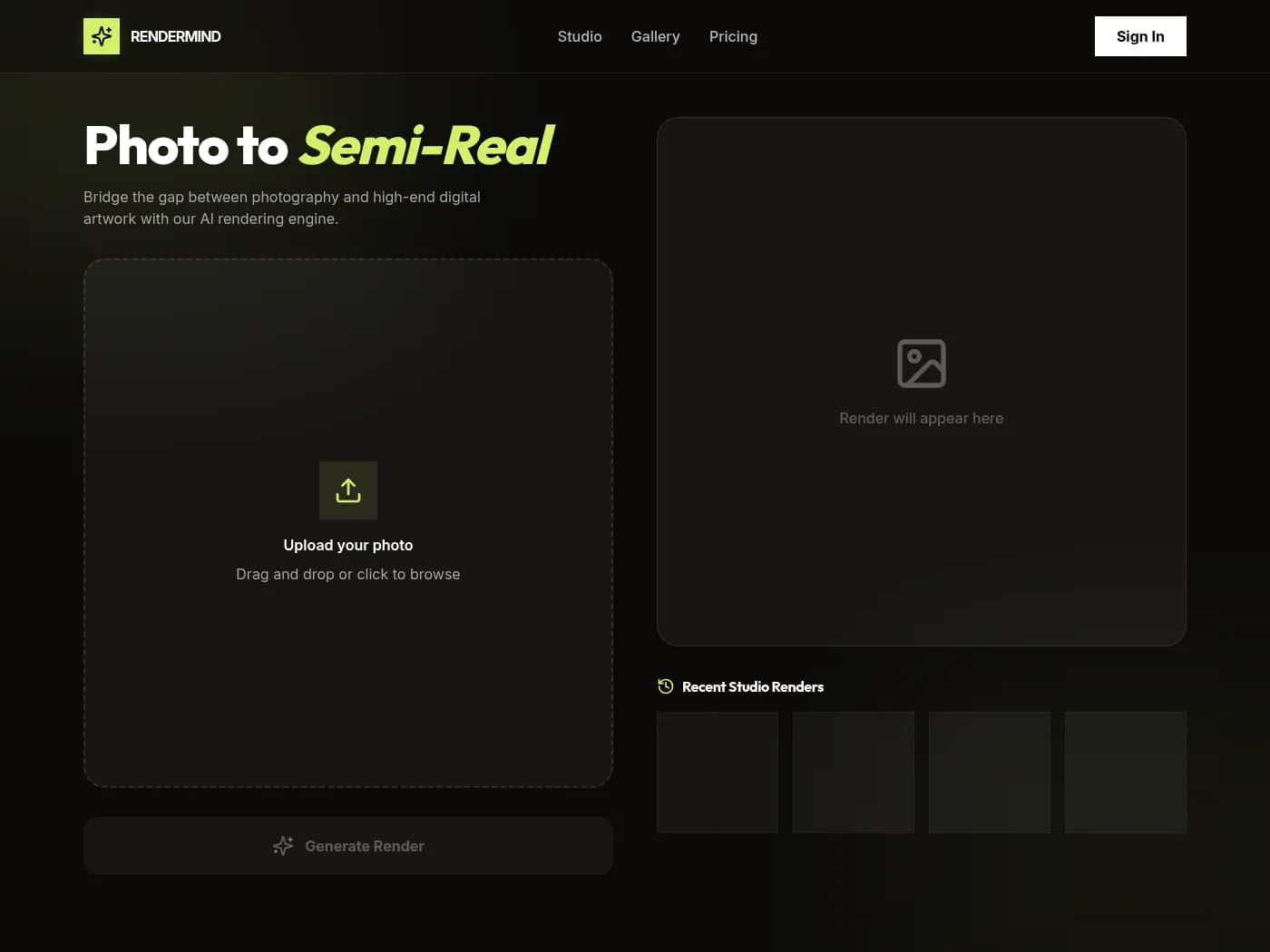 Photo to Semi-Real Render