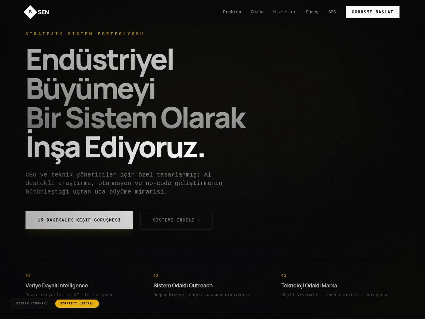 Sen Portfolio System