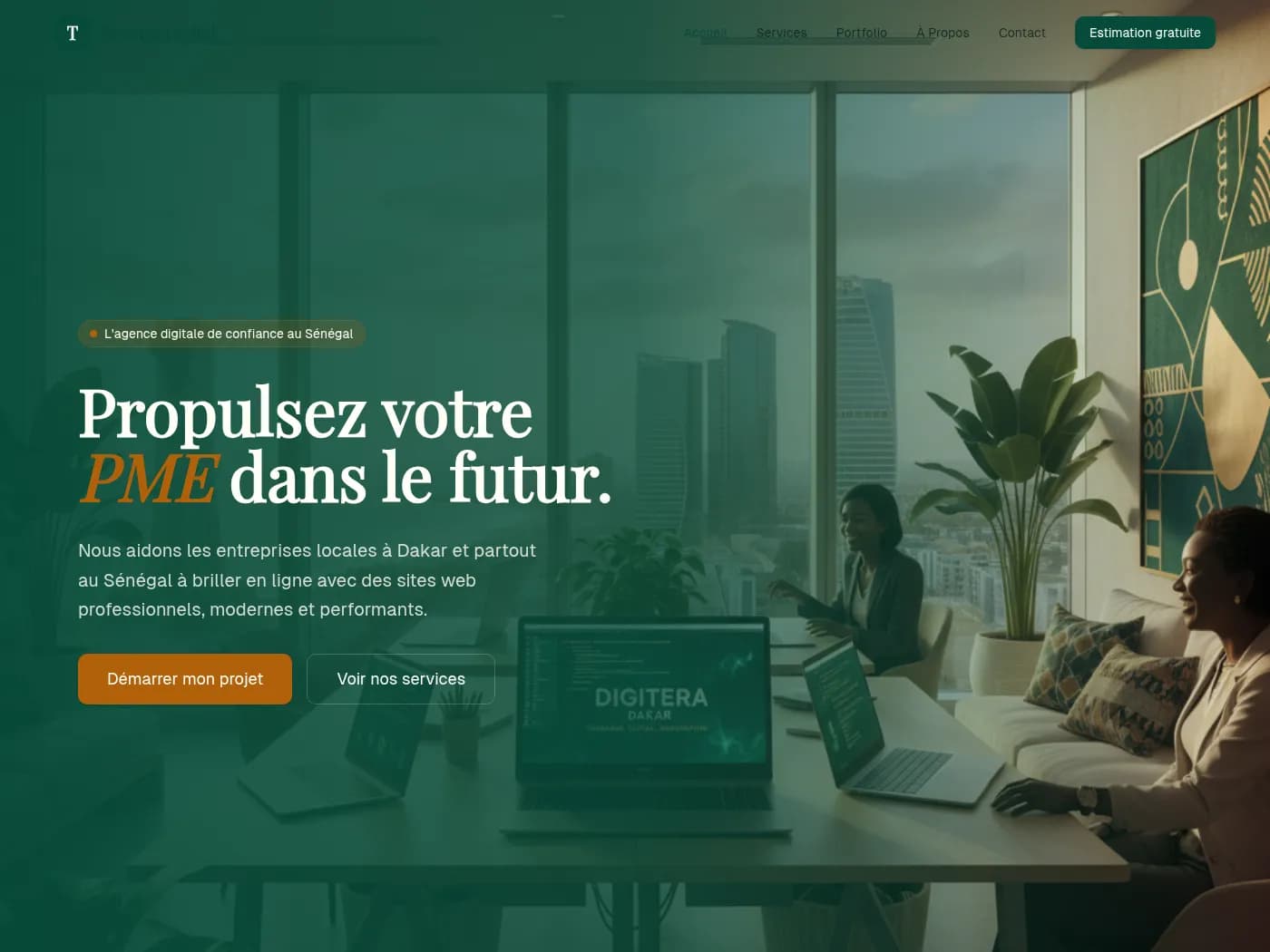 Senegal Digital Agency Site