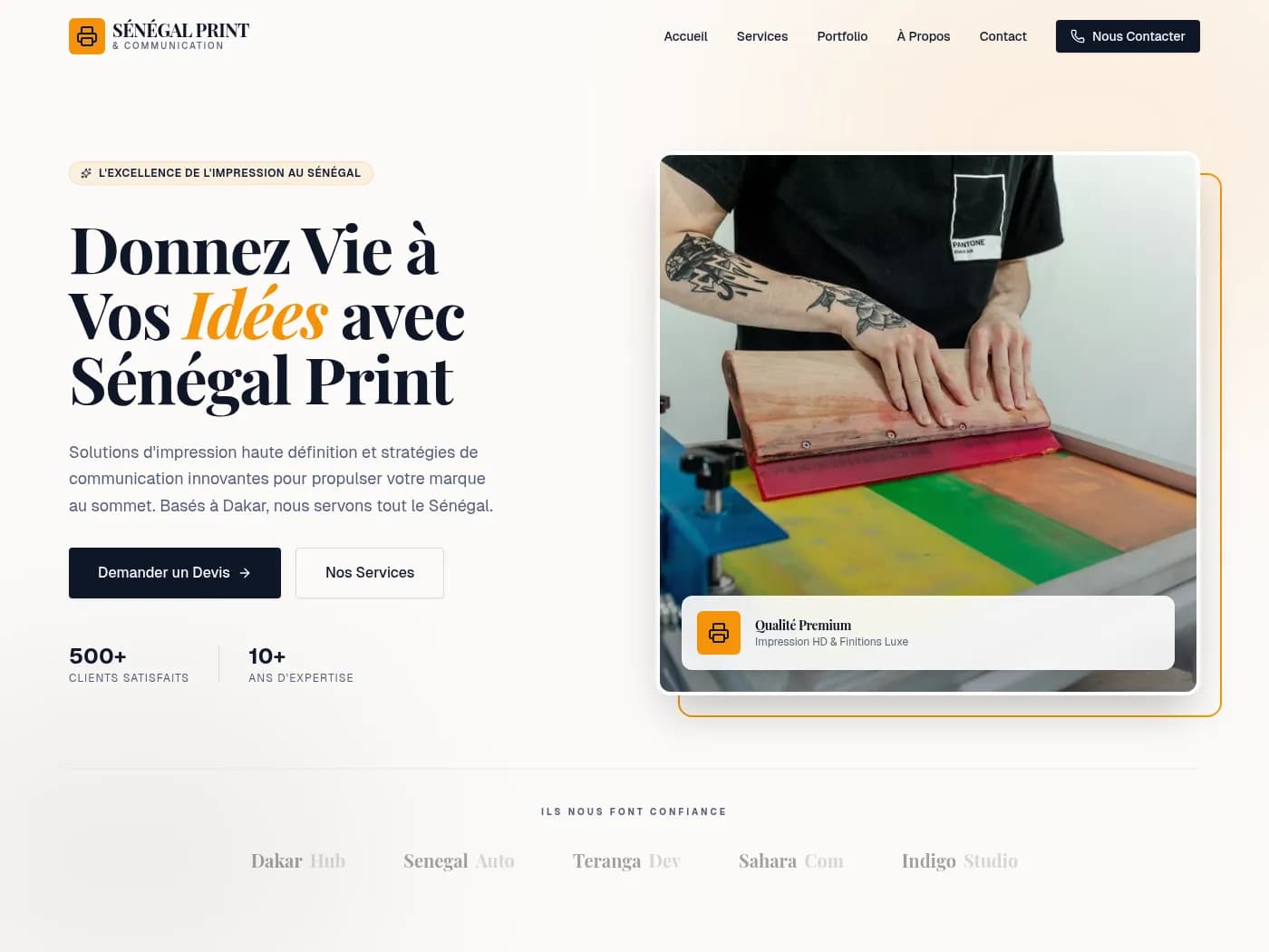 Sénégal Print & Com Web