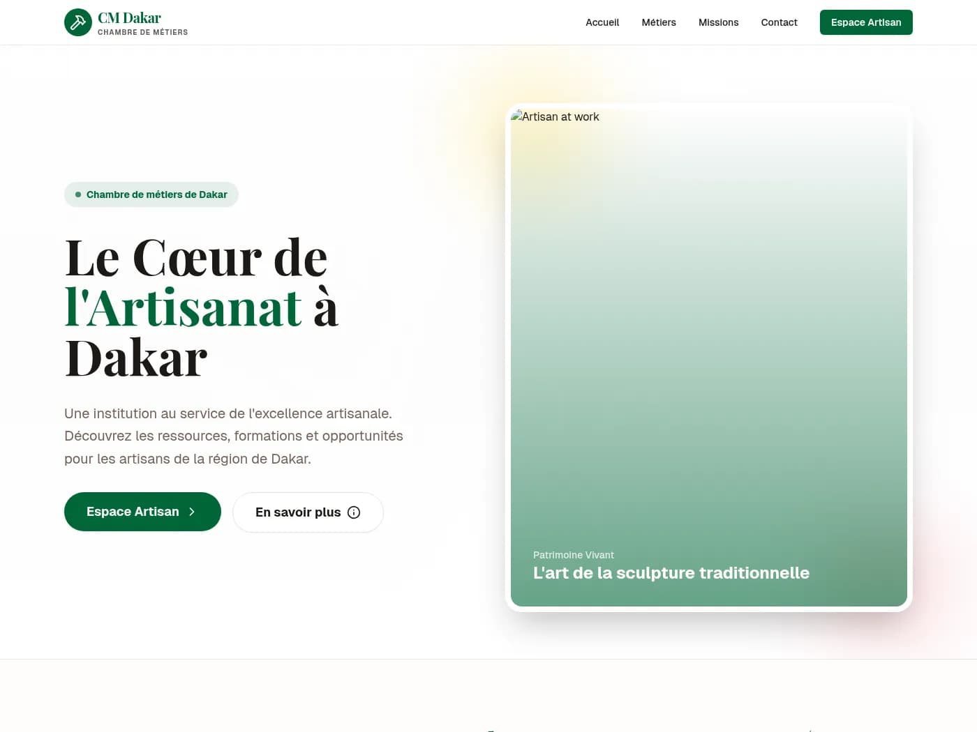 Senegal Themed Website