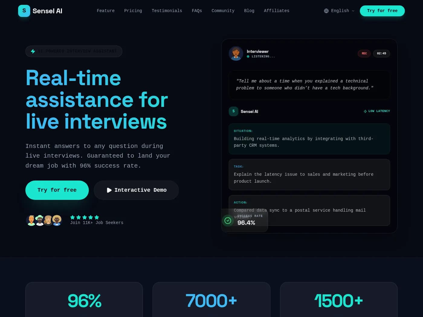 Sensei Copilot Dashboard
