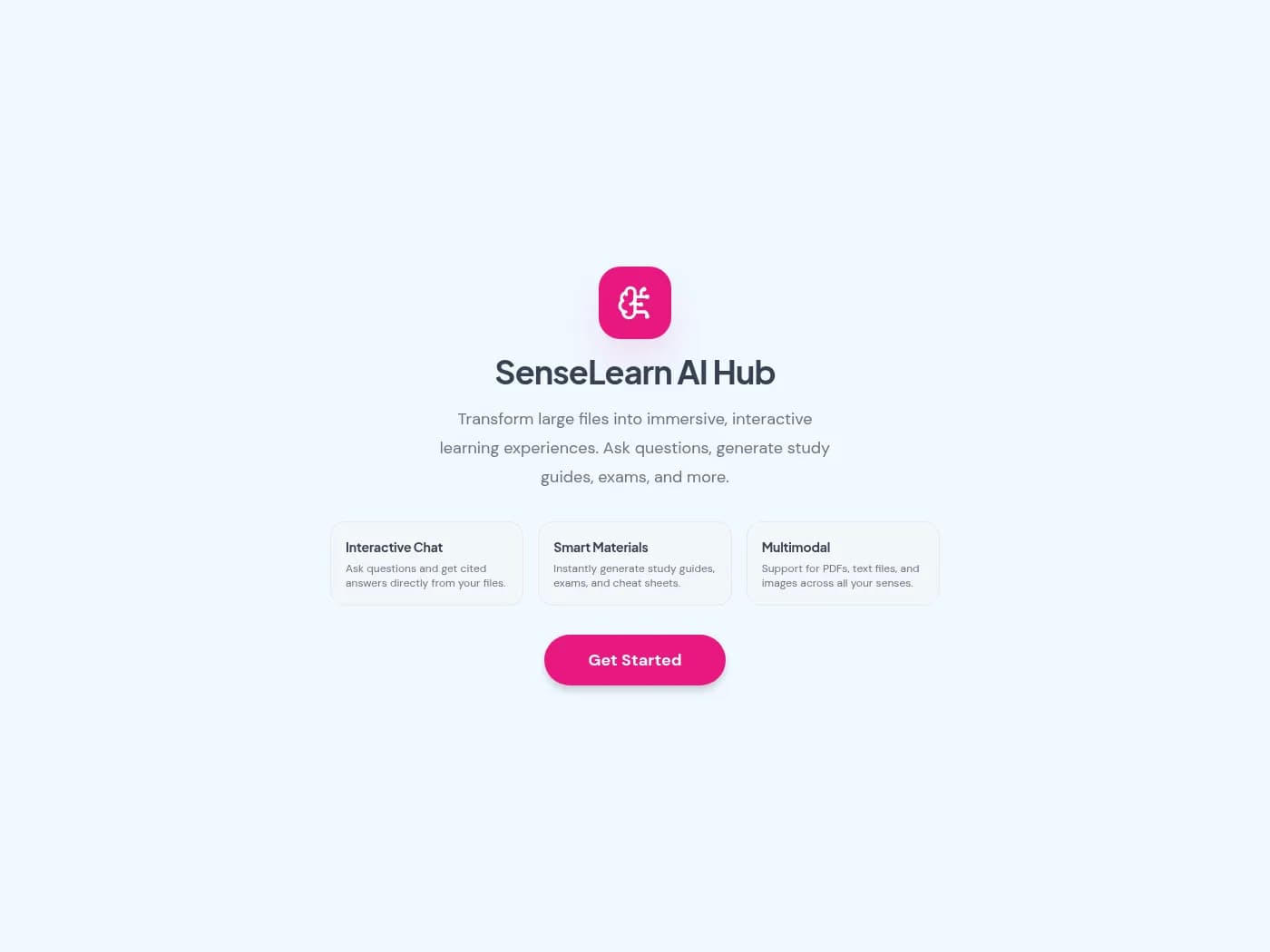 SenseLearn AI Hub