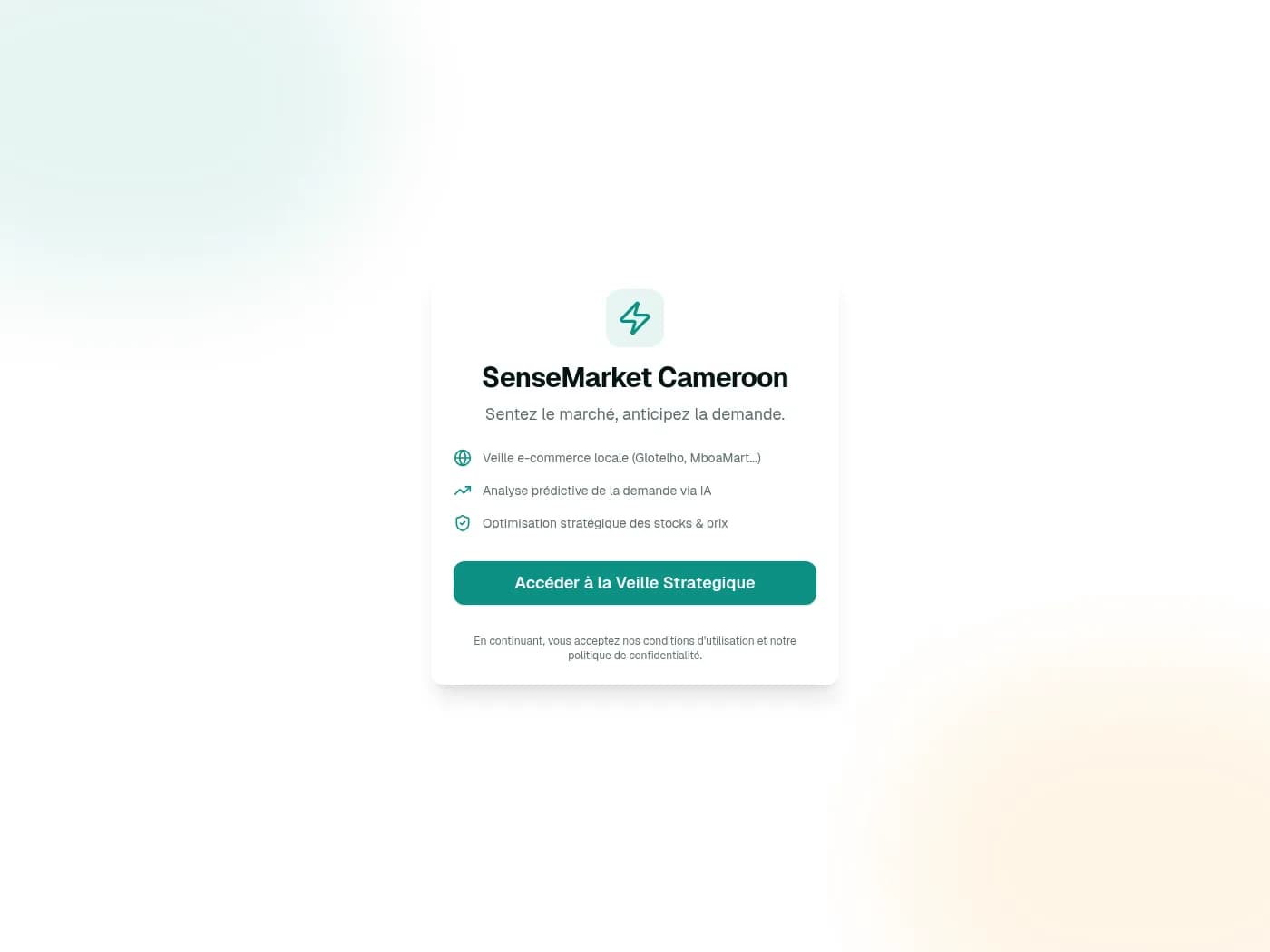 SenseMarket Cameroon