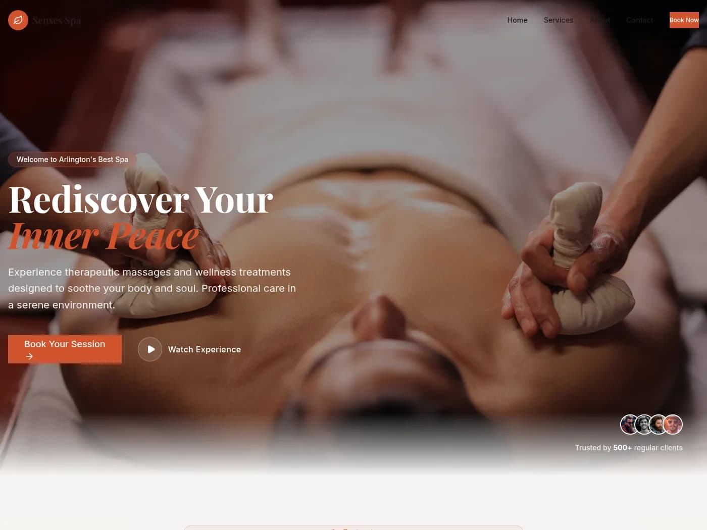 Senses Spa Web Presence
