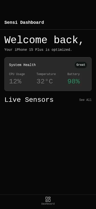 Sensi for iPhone