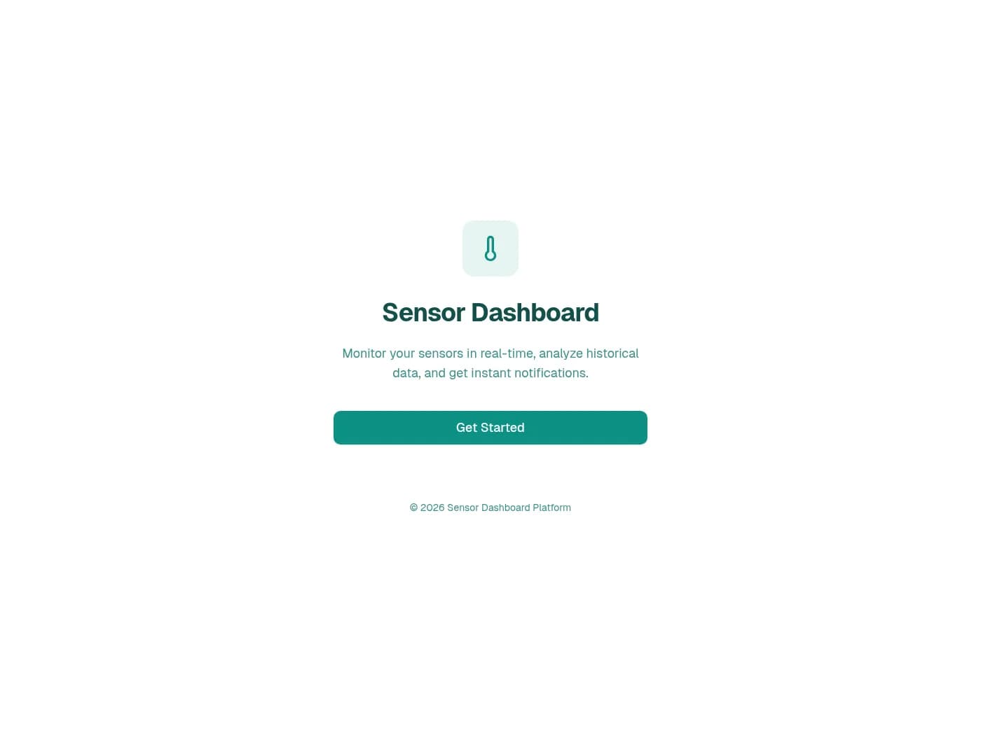 Sensor Data Dashboard
