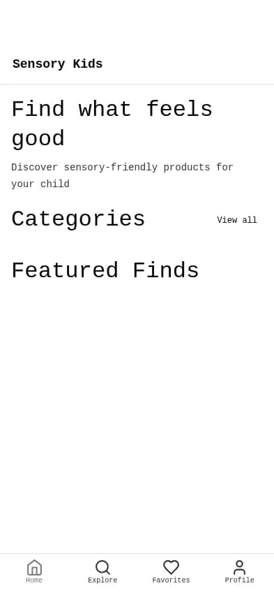 Sensory Kids Finds