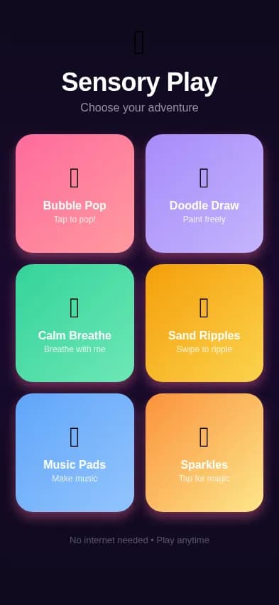Sensory Play App