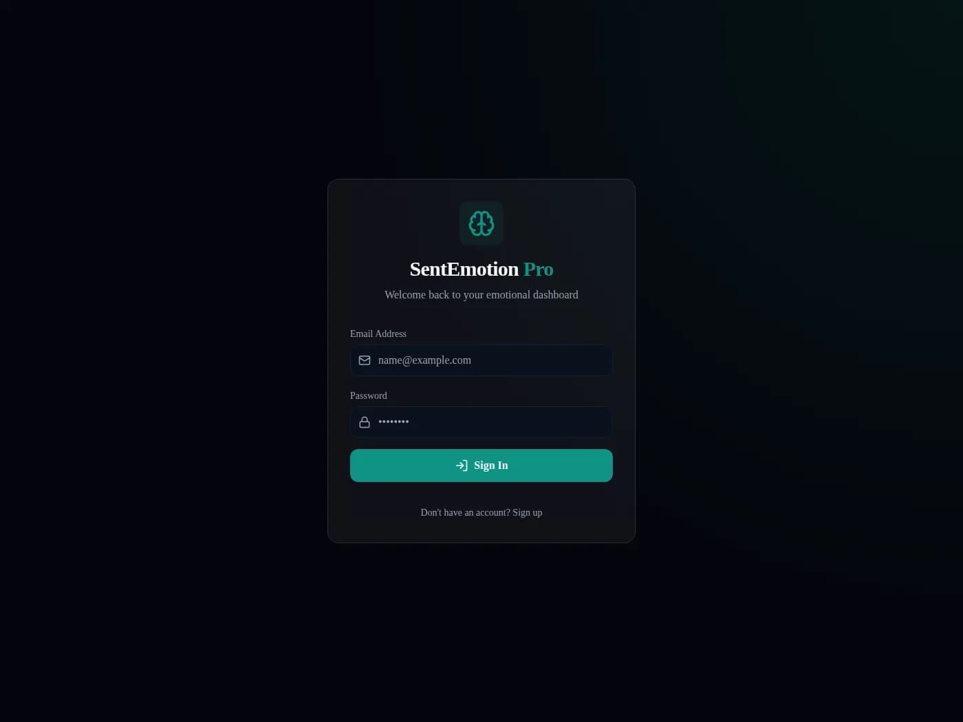 SentEmotion Pro Dashboard