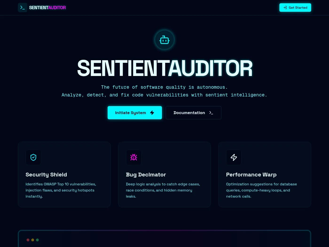Sentient Code Auditor