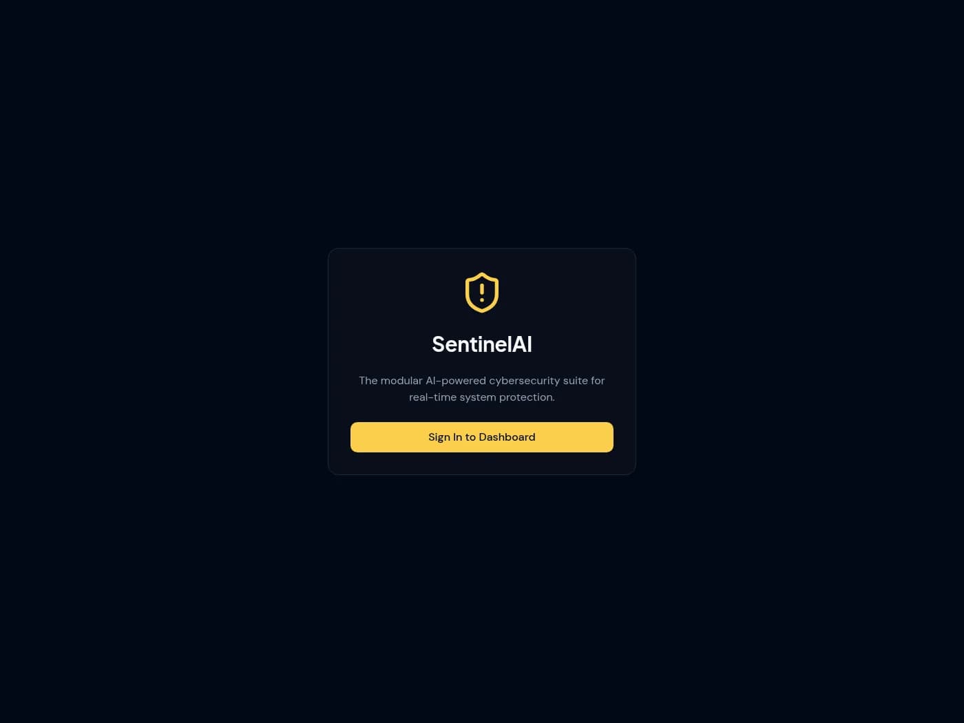 SentinelAI Cybersecurity Suite