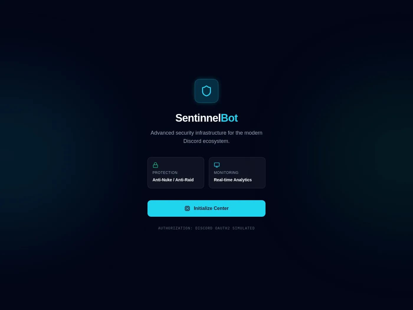 SentinnelBot Control Center