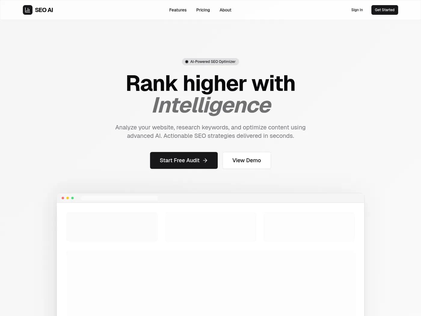 SEO Optimizer AI Tool