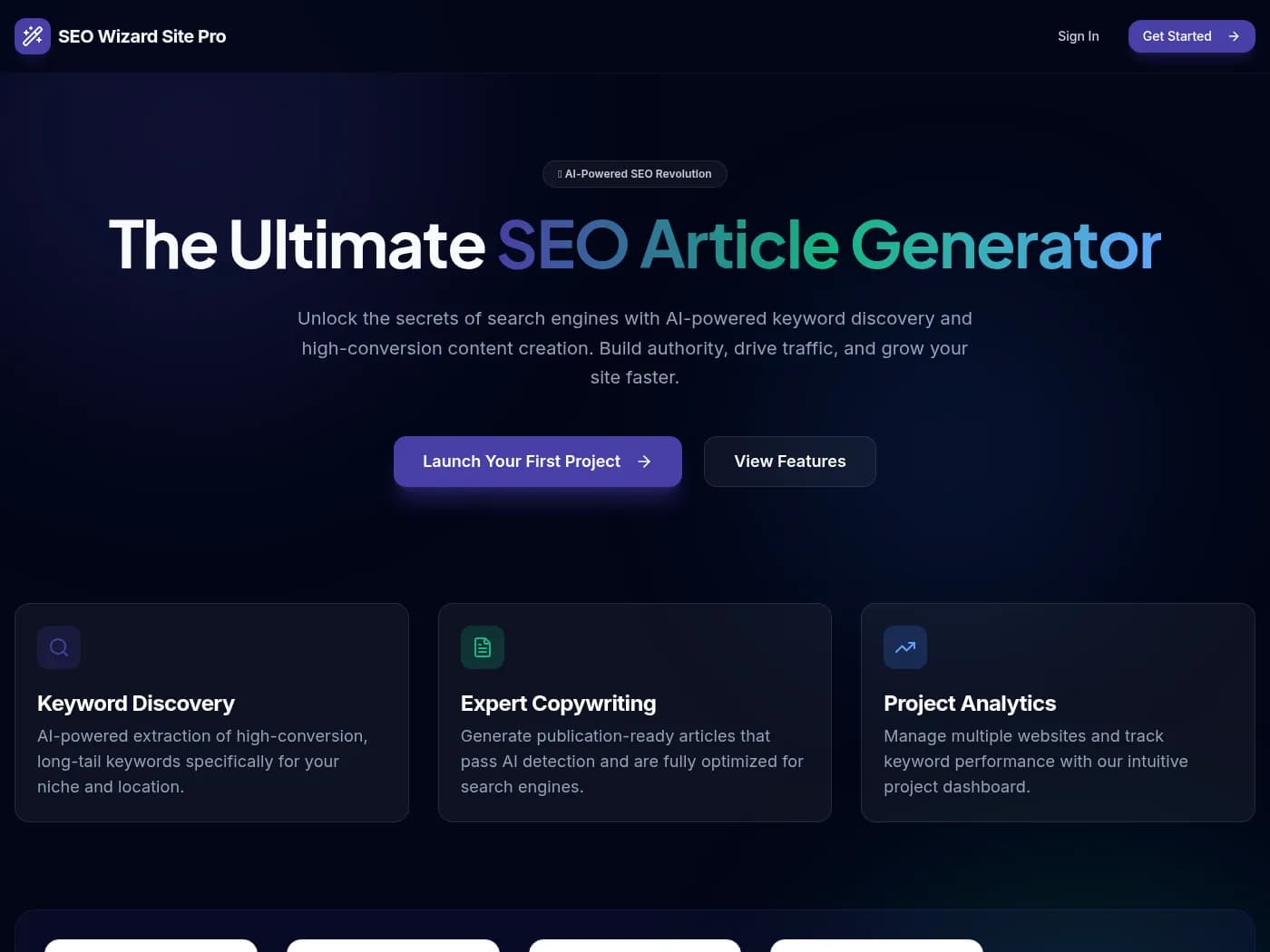 SEO Wizard Site Pro
