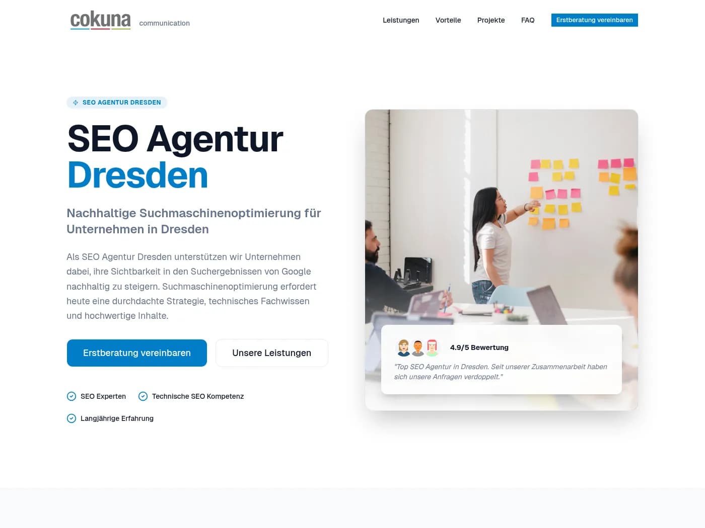 SEO Dresden Landingpage
