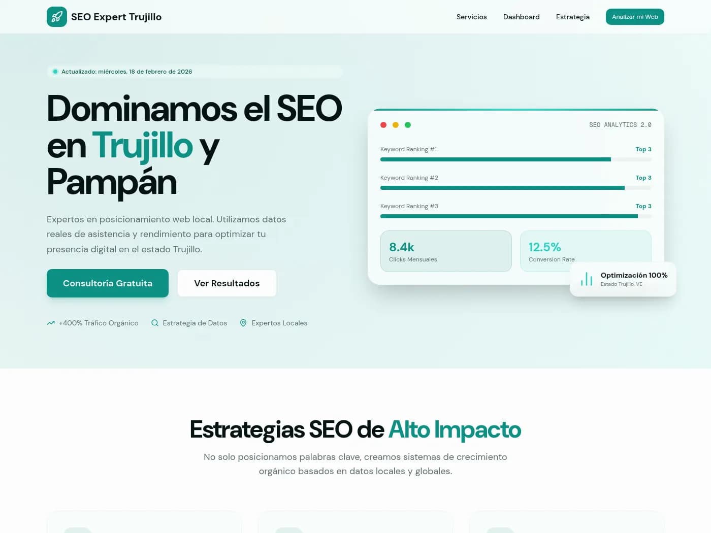 SEO Expert Landing Page