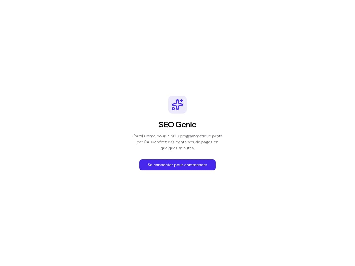 SEO Genie Platform