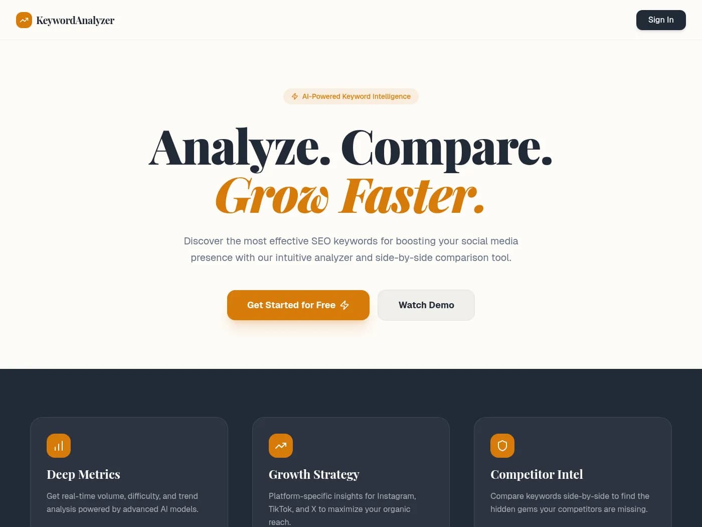 Keyword Growth Analyzer