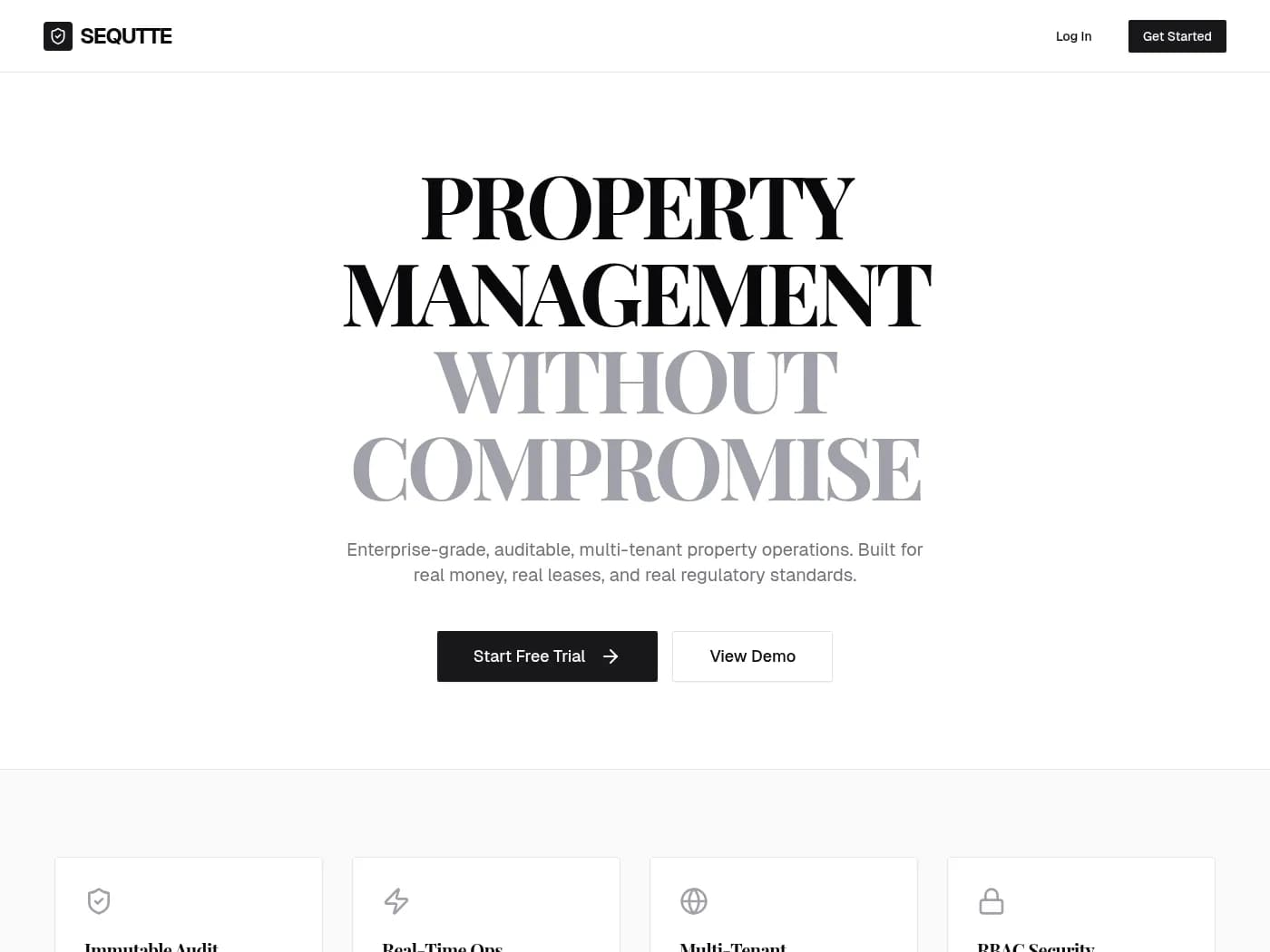 Sequtte Property SaaS