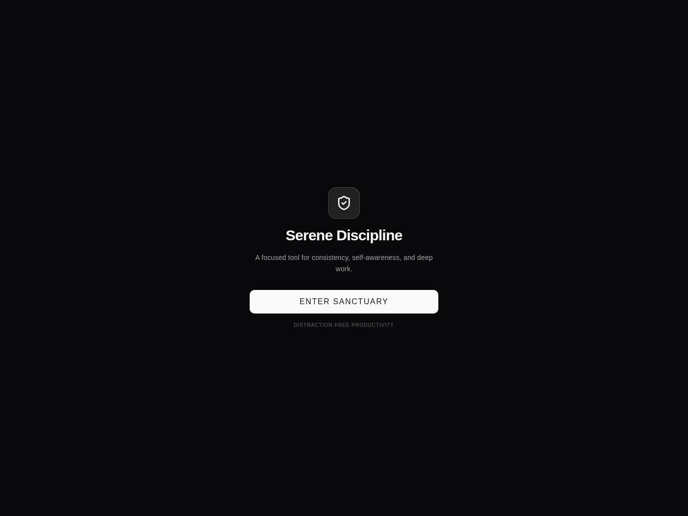 Serene Discipline