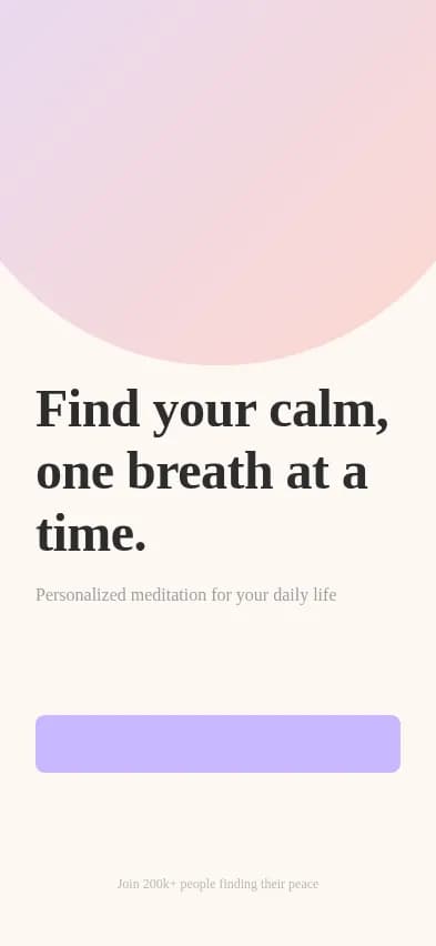 Serene Wellness App